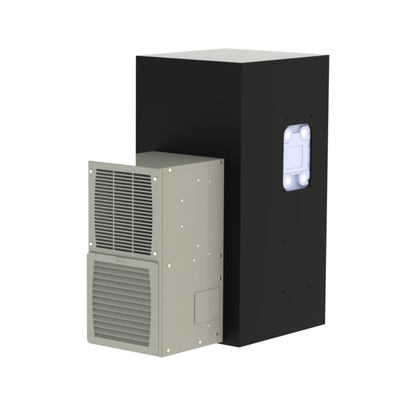 DFP201MDU2K-LSR-2KPF-VRT Vertical Laser Head Air-Conditioned Enclosure ...