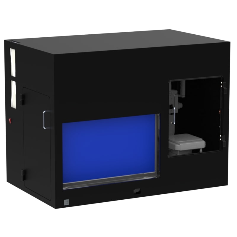 Tabletop Keyence VHX Microscope & Controller Enclosure - Dust Free PC