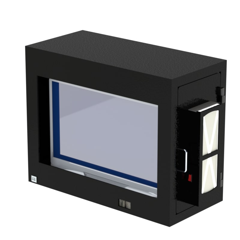 Tabletop Keyence VHX Controller Enclosure - Dust Free PC